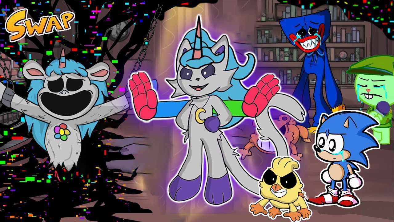 Poppy Playtime Animation - Rescue Catnap (Smiling Critters) Swap FNF ...