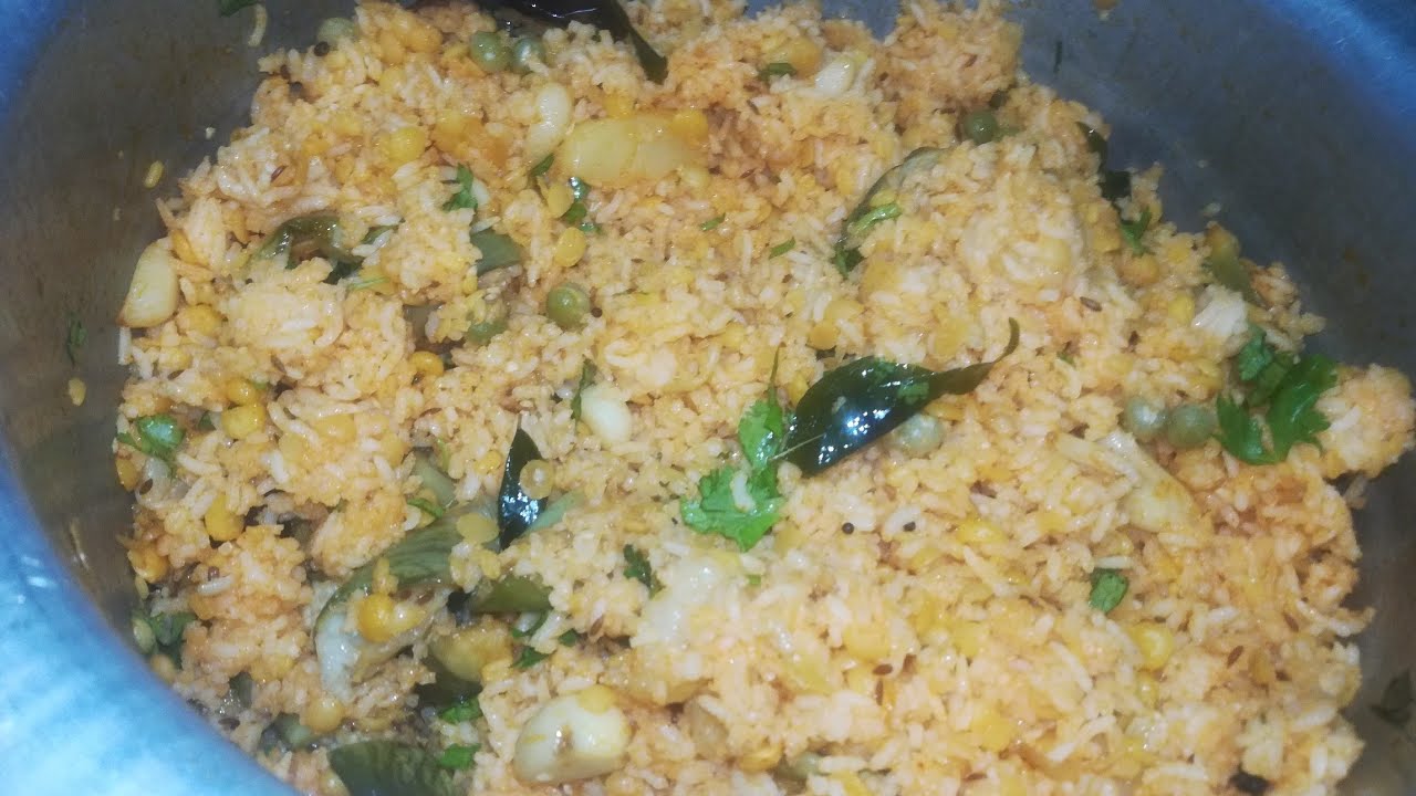 Try this fried rice with dhals.Multi dhal fried rice.. - YouTube