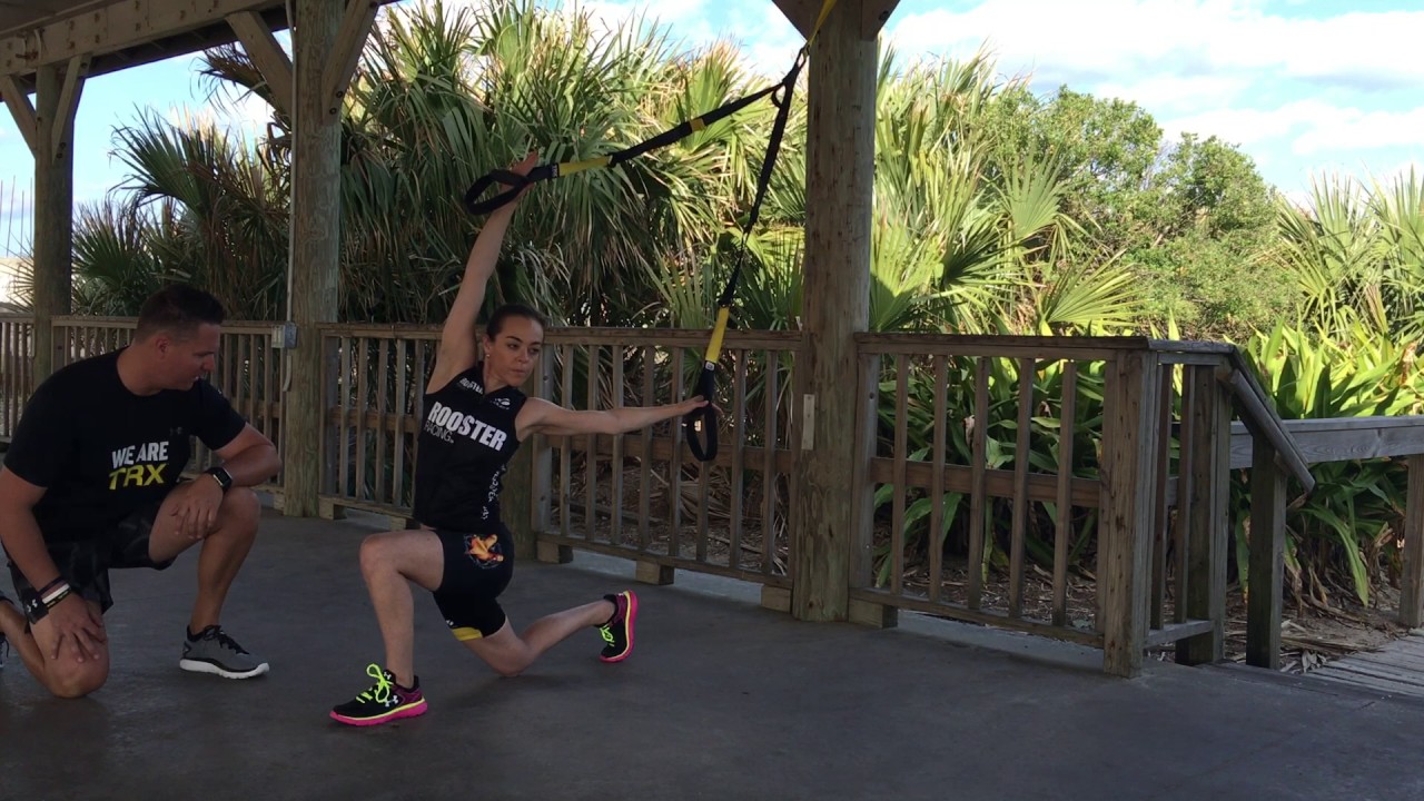 Trx Forward Lunge W Hip Flexor Stretch Youtube