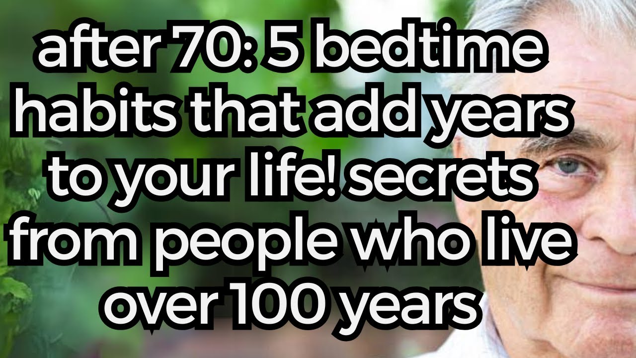 5 Bedtime Habits For A Long And Healthy Life Secrets From People Who ...