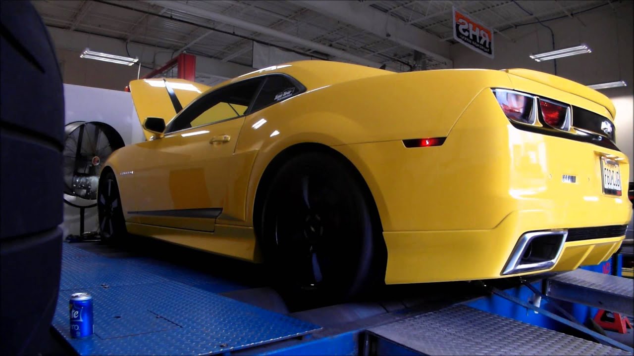 Cam only straight piped Camaro SS 440RWHP 400RWTQ. Tune Time Performance - YouTube