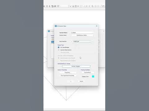 Create Custom Section using DXF file in SAP2000 #shorts - YouTube
