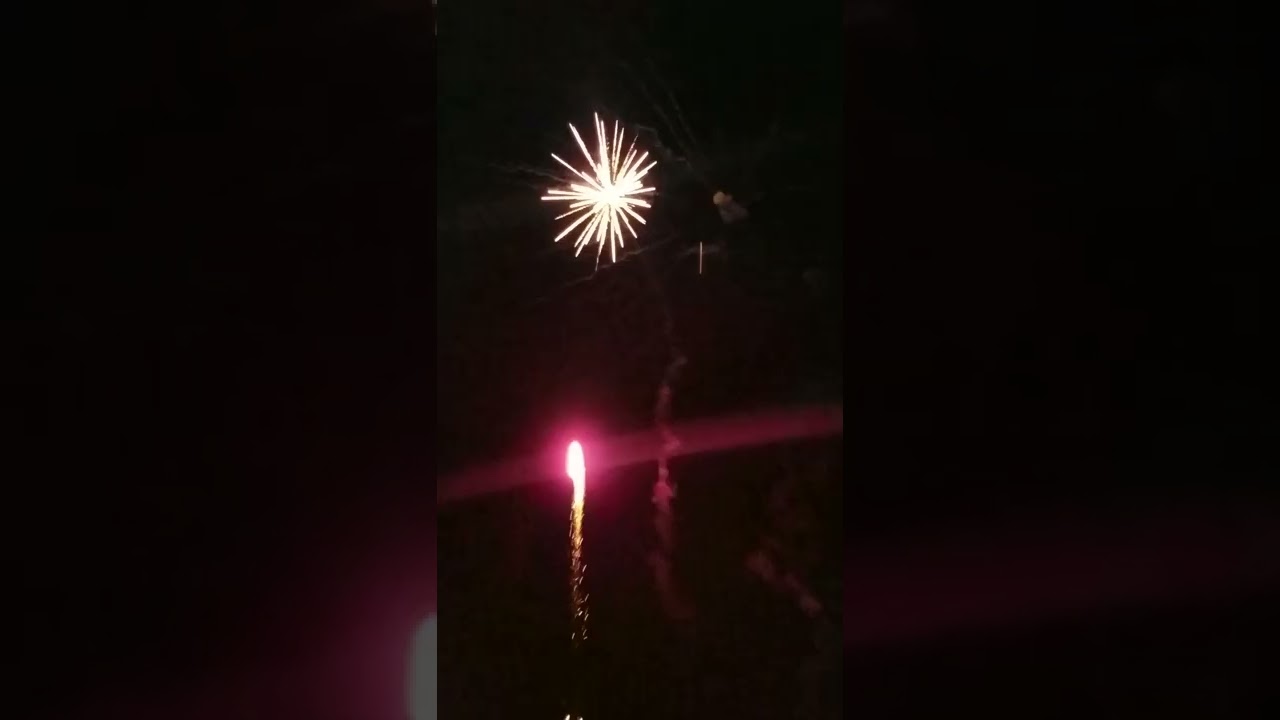 Color me Purple . Big fireworks 200 gram cake. - YouTube