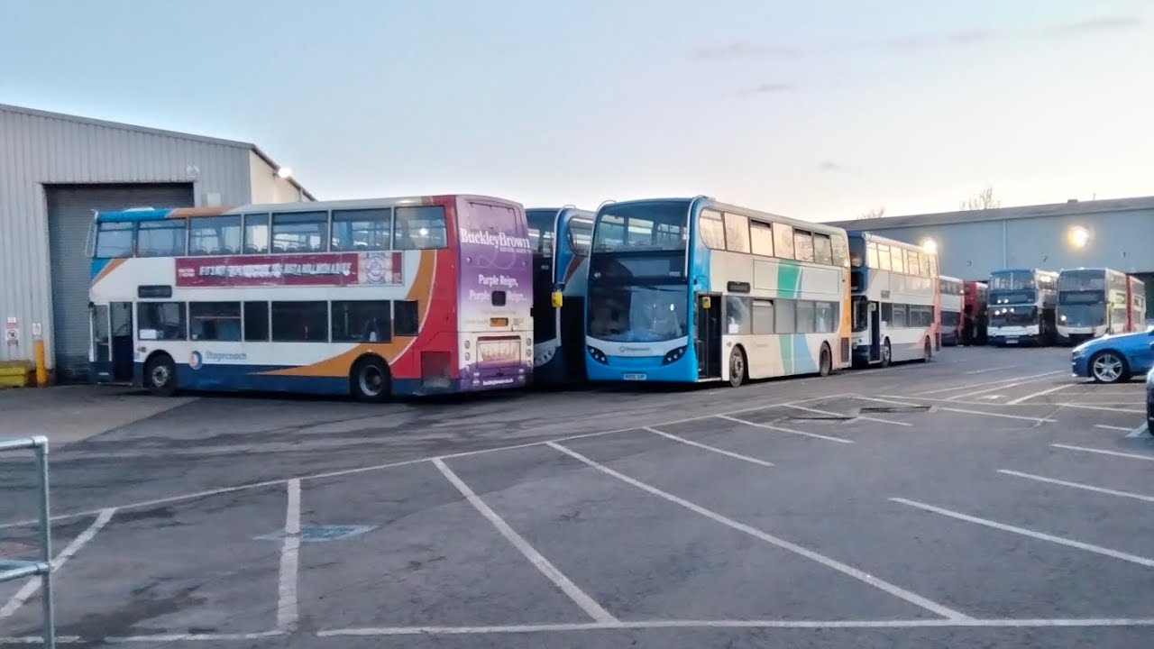 Buses in Scunthorpe; a whistlestop visit to the bus station and garage ...