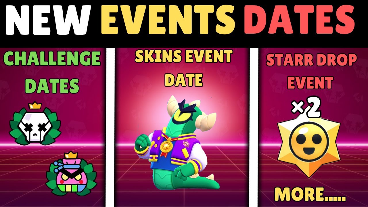 New Upcoming Events Date in Brawl Stars | New Events and Challenges ...