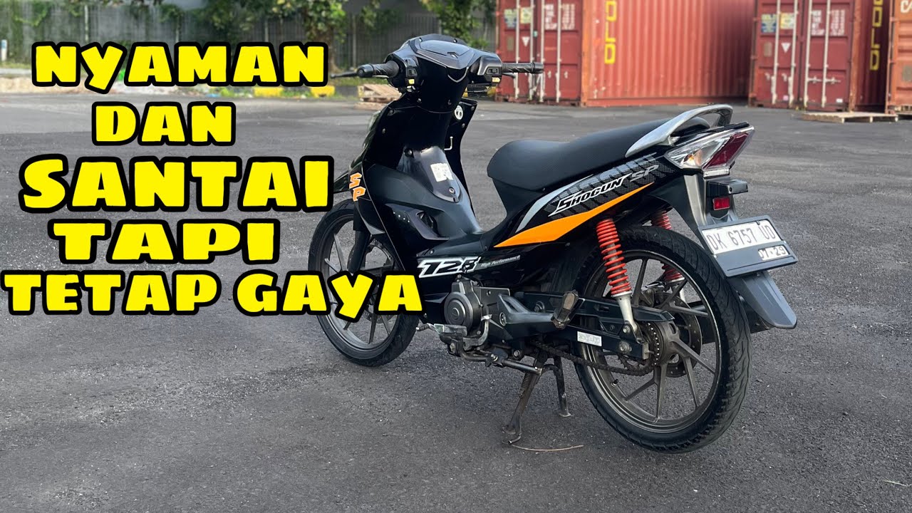 Modifikasi SHOGUN 125 NR jadi ala SHOGUN SP, tanpa kopling tapi ...