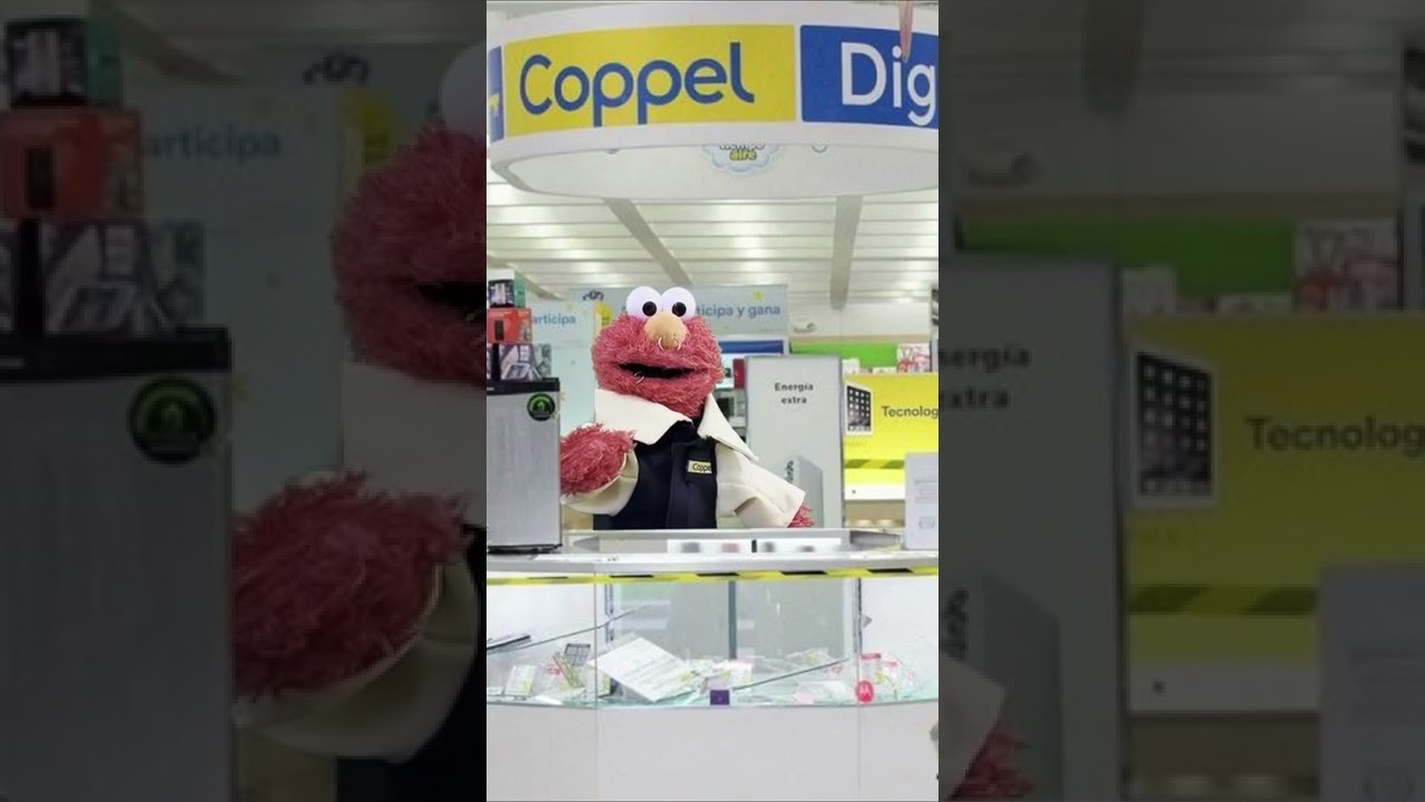 Elmo trabajando en Coppel 😂 - YouTube