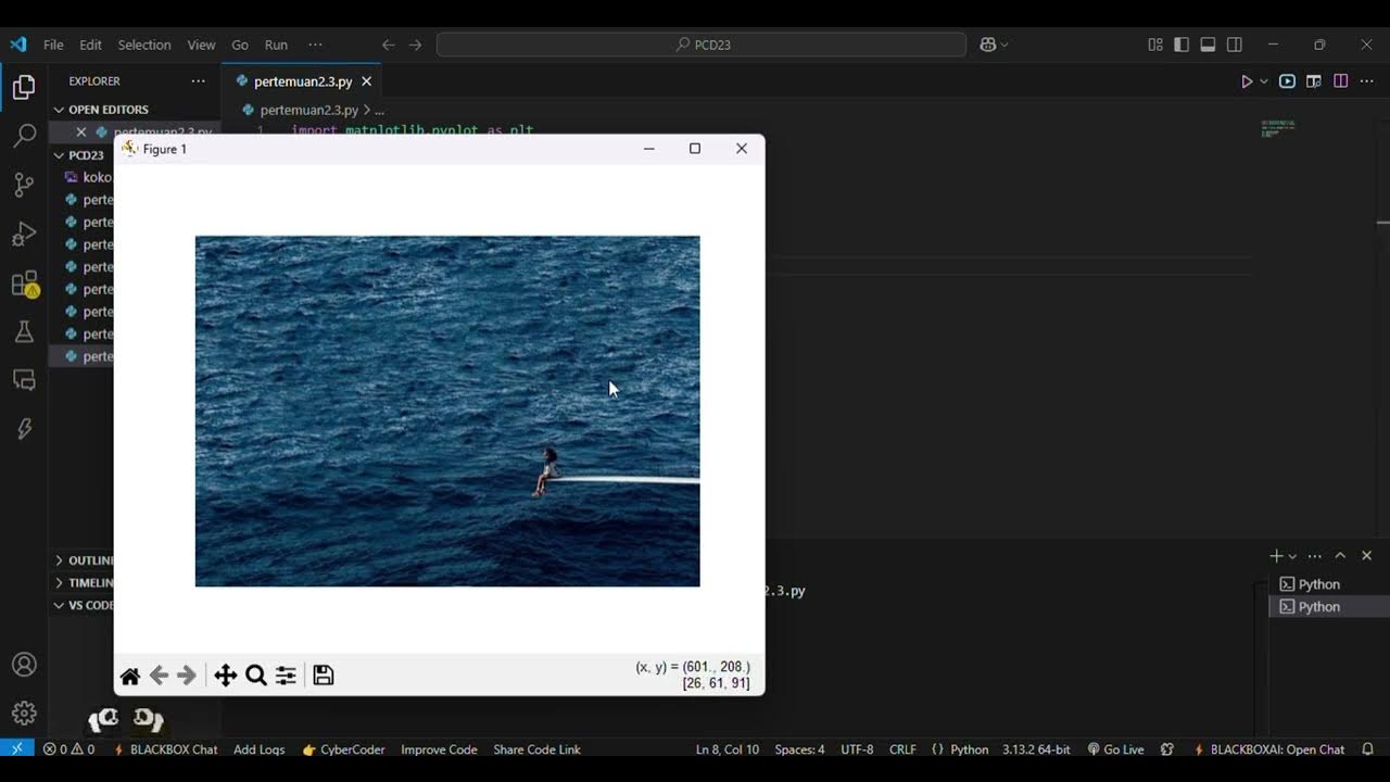 Pertemuan2. Menampilkan Gambar dengan menggunakan matplotlib, pillow, dan opencv - YouTube