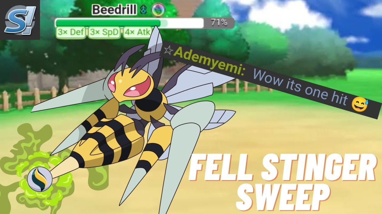 Feel Stinger Sweep MEGA BEEDRILL - POKEMON SHOWDOWN - YouTube