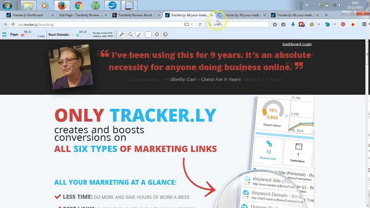 Trackerly Review (Part 3 of 5) - Set Up Links on Website - YouTube