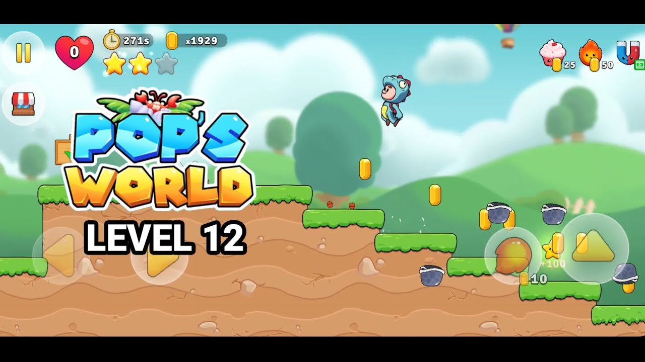 Pop's World Level 12 - Running Game | Ultimate Gaming Adventure - YouTube