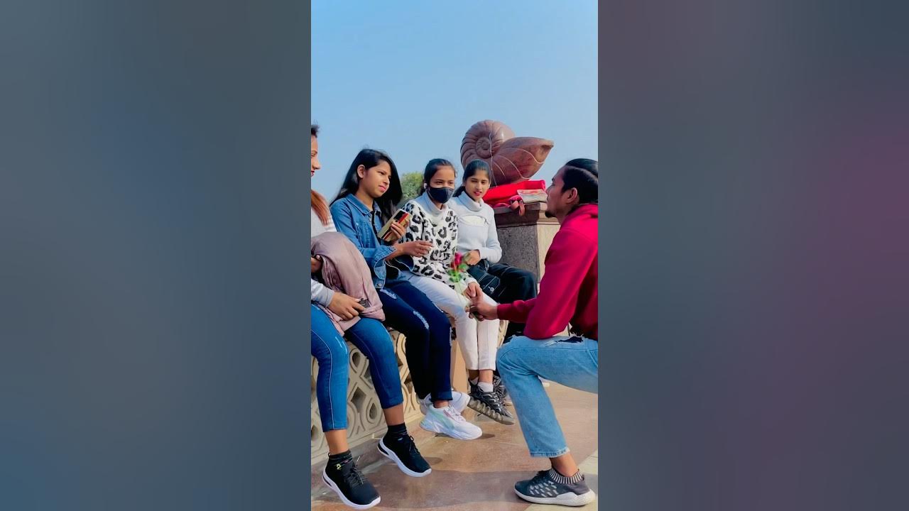 4 random girls propose🌹 who is best ‼️#youtubeshorts #tranding # ...