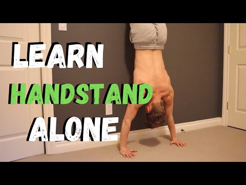 Learn the Handstand in Your Bedroom (Beginner | All Progressions)