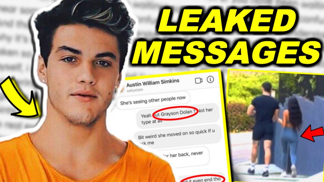 GRAYSON DOLAN HELPS HIS GF BREAK UP WITH HER FIANCE.. *LEAKED DMS ...
