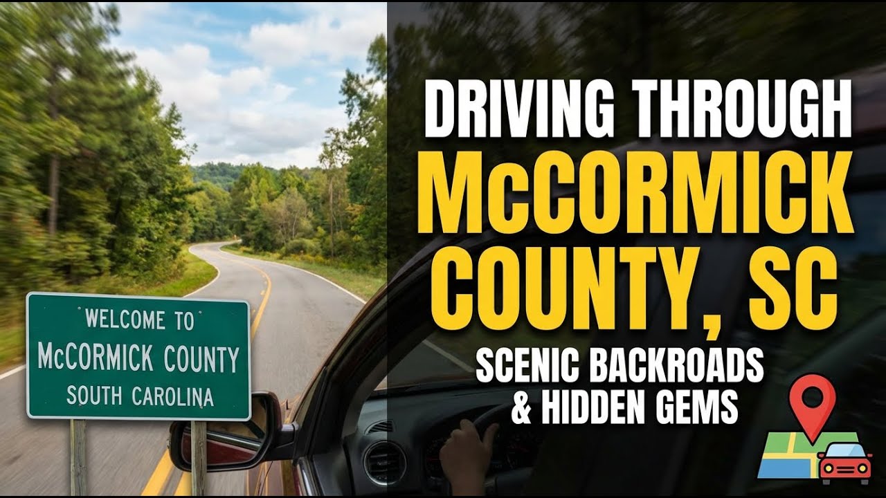 Driving through McCormick County, South Carolina - YouTube