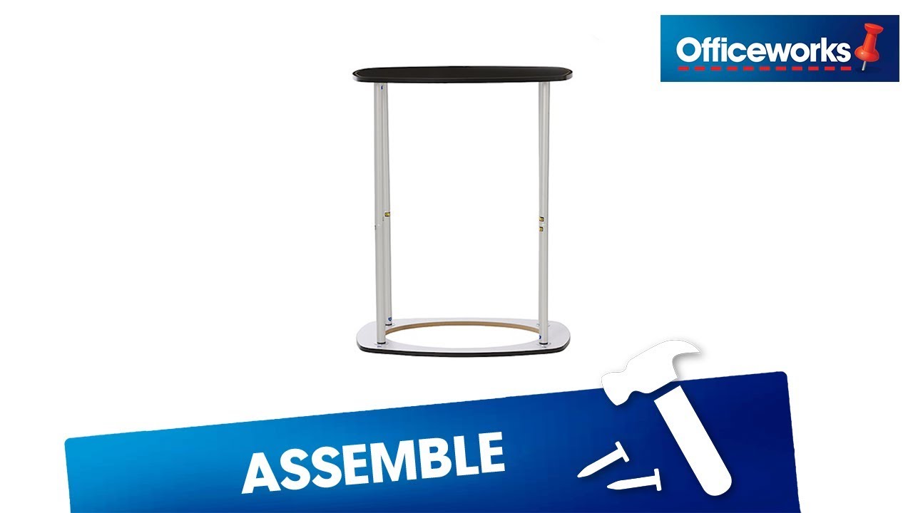 How to assemble the Square Counter Display - YouTube