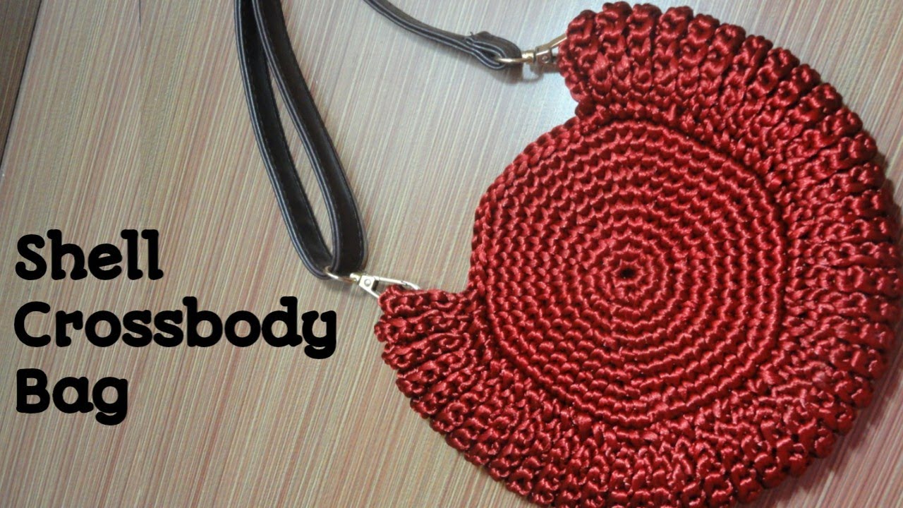 CROCHET “Shell” Crossbody Bag | Pattern & Tutorial #crochet #diy # ...