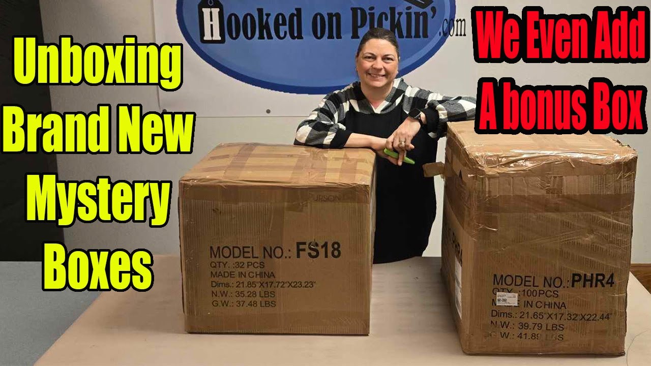 Unboxing Brand New Mystery Boxes From An unknown Supplier! We even add ...