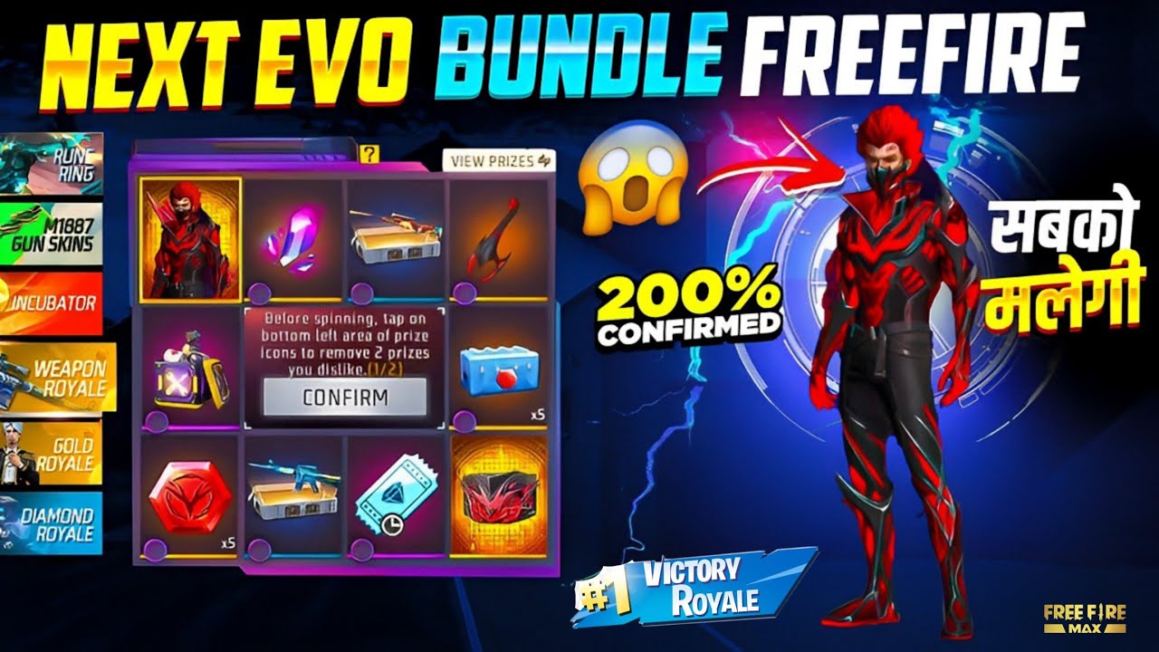 NEW EVO BUNDLE FREE FIRE| FREE FIRE NEW EVENTI FF NEW EVENT TODAY NEW ...