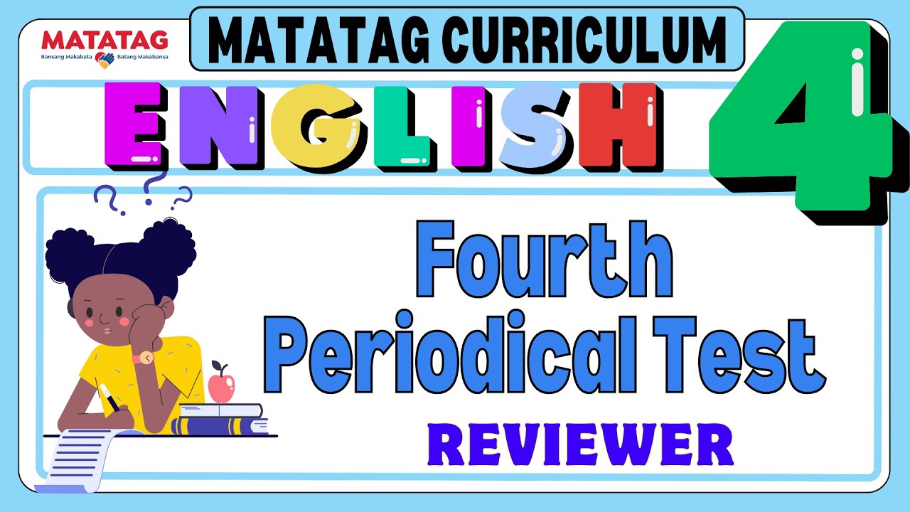 ENGLISH 4 Quarter 4_ FOURTH Periodical Test Reviewer #grade4 Revised K ...