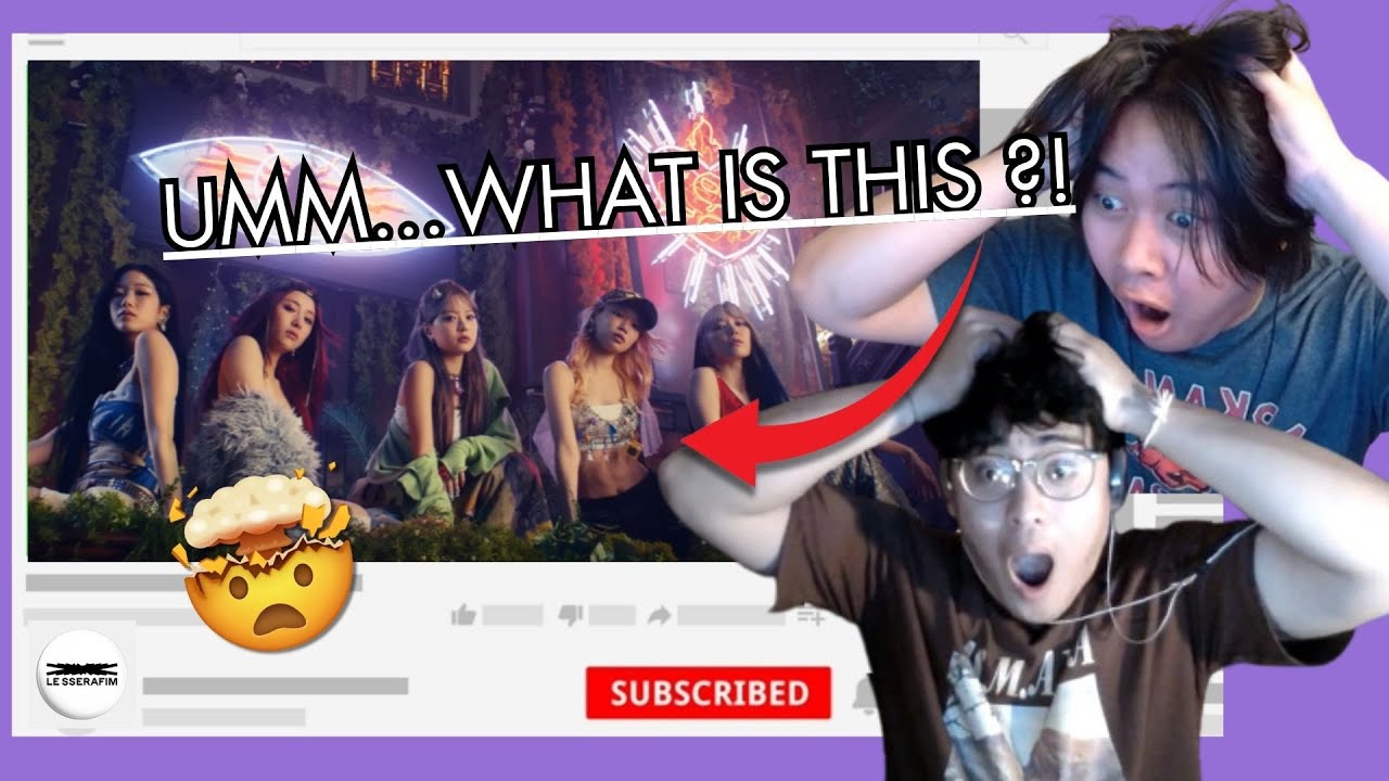 WHO are they!? Our FIRST Time Reacting to LE SSERAFIM "EASY" M/V // ASIAN BROS REACT - YouTube