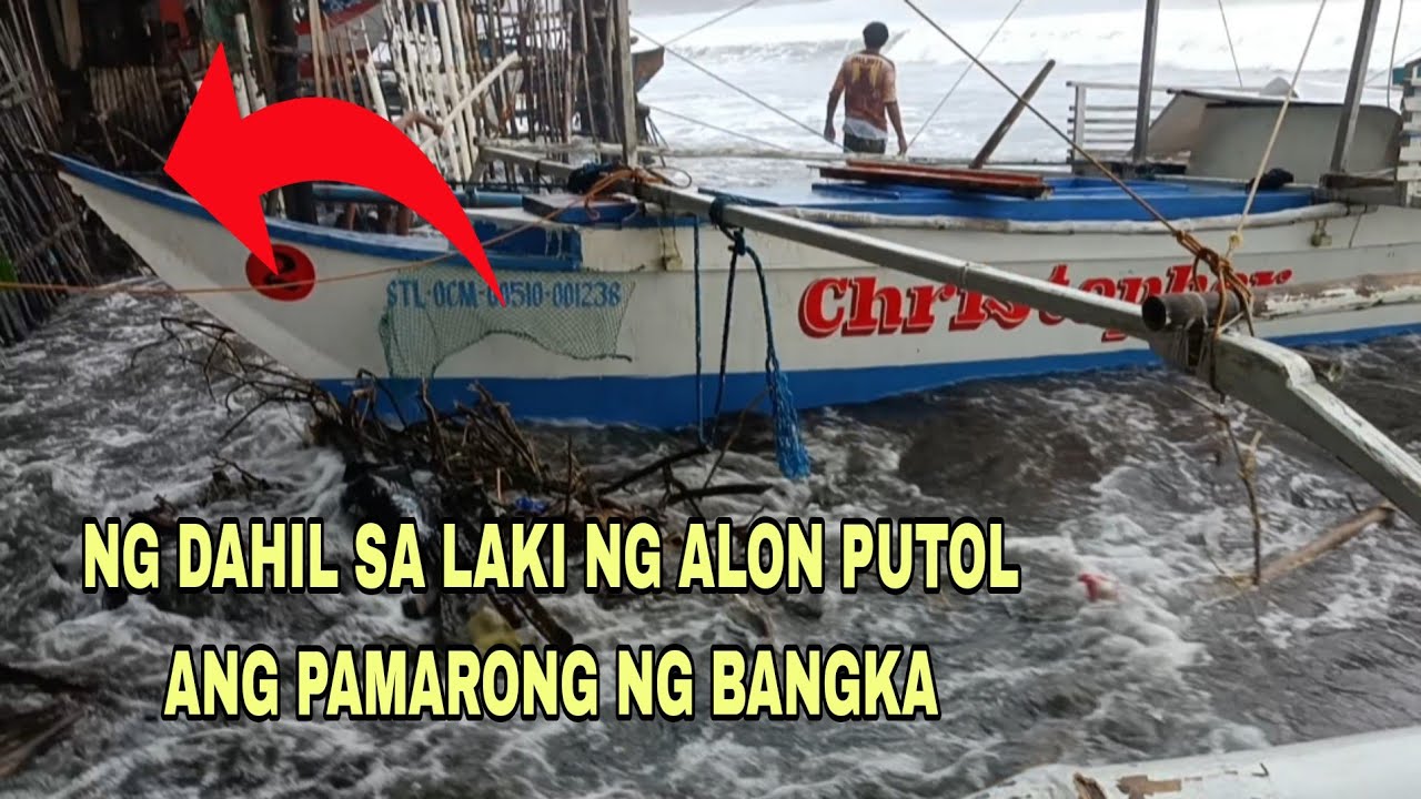 Wala na ang bay bay lakas ng habagat dahil sa bagyong crising - YouTube