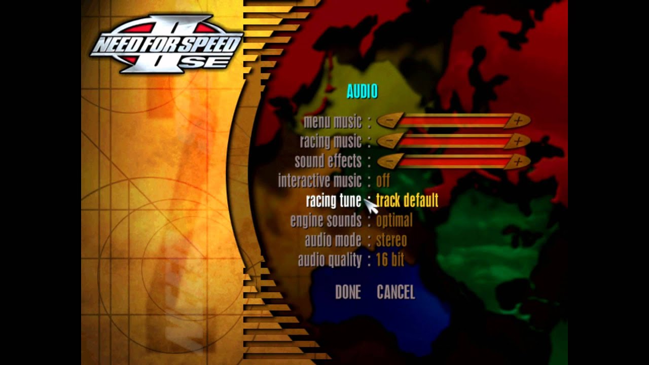 Need For Speed II SE Intro Music - YouTube