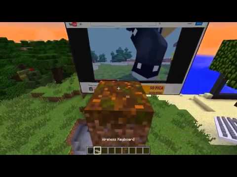 Minecraft Mod-Internet Dentro Do Minecraft! Mod Incrivel Web Displays ...