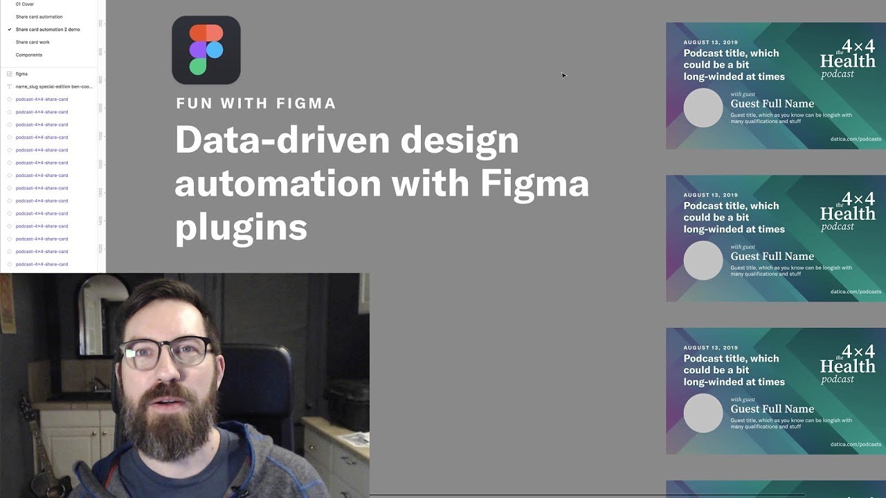 Data-driven design automation with Figma plugins - YouTube