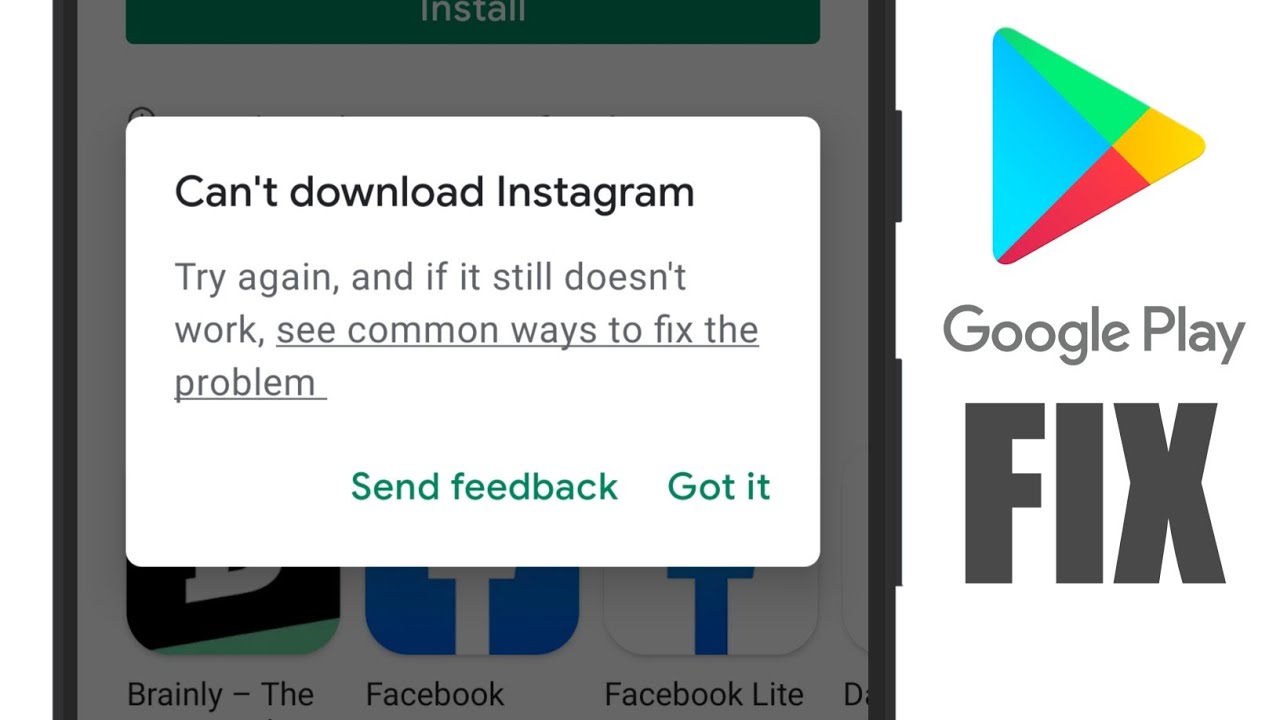 HOW TO FIX Can't Download Apps in Play Store | can't download apps from ...
