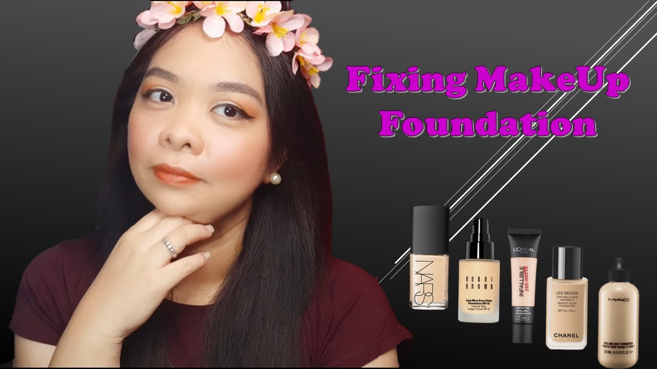 APPLYING & FIXING FOUNDATION || PAANO I FIX ANG FOUNDATION - YouTube