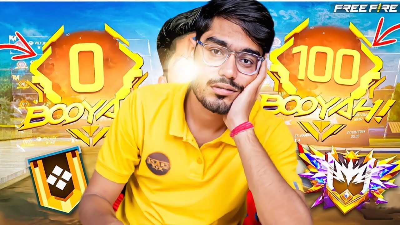 100 STREAK CHALLENGE IN CS RANK FREE FIRE CAN WEDO IT crazy xyz Amit ...