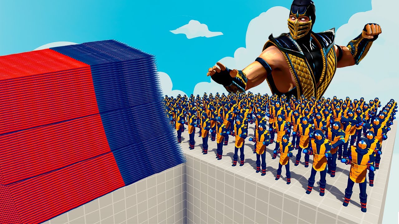 200x SCORPION (MORTAL KOMBAT) + 1x GIANT vs EVERY GOD - Totally ...