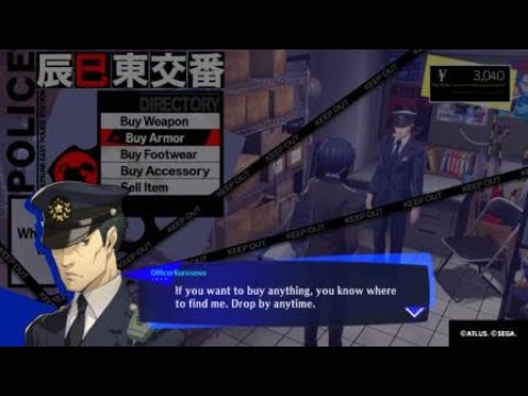 Persona 3 Reload: Tatsumi East Police Station Weapons and Equipment ...