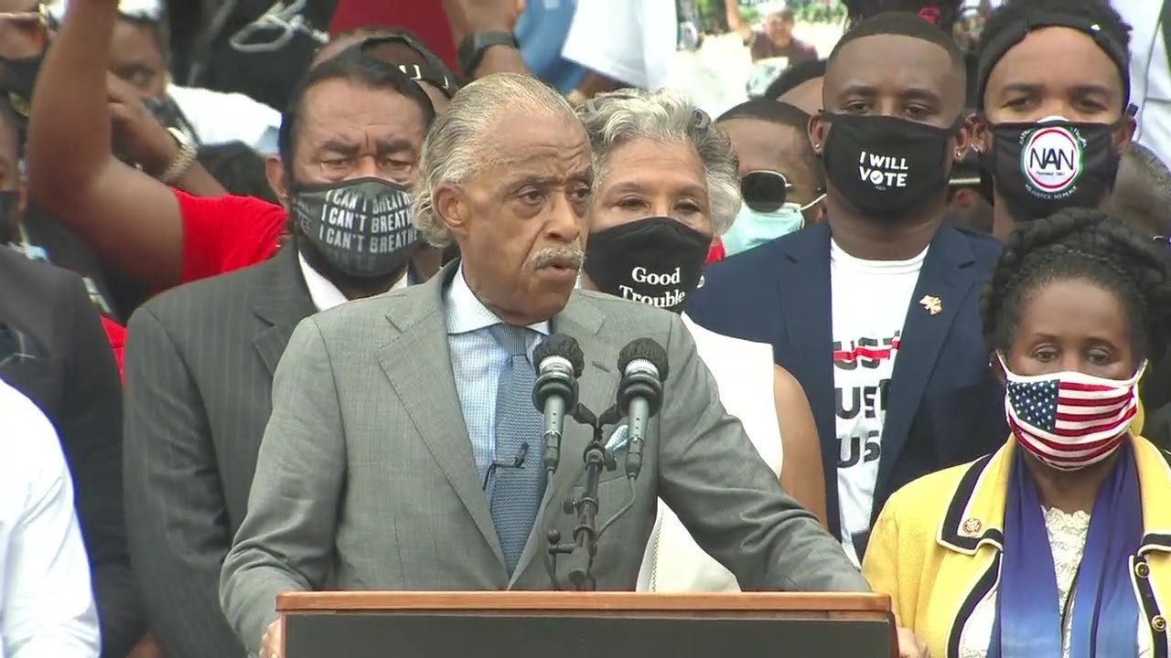 REVEREND AL SHARPTON SPEAKS AT THE 2020 COMMITMENT MARCH ON WASHINGTON ...