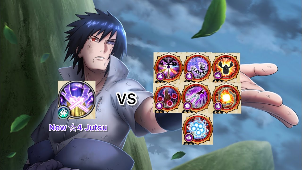 N×B Sasuke New ☆4 Jutsu vs EX Ultimate - YouTube