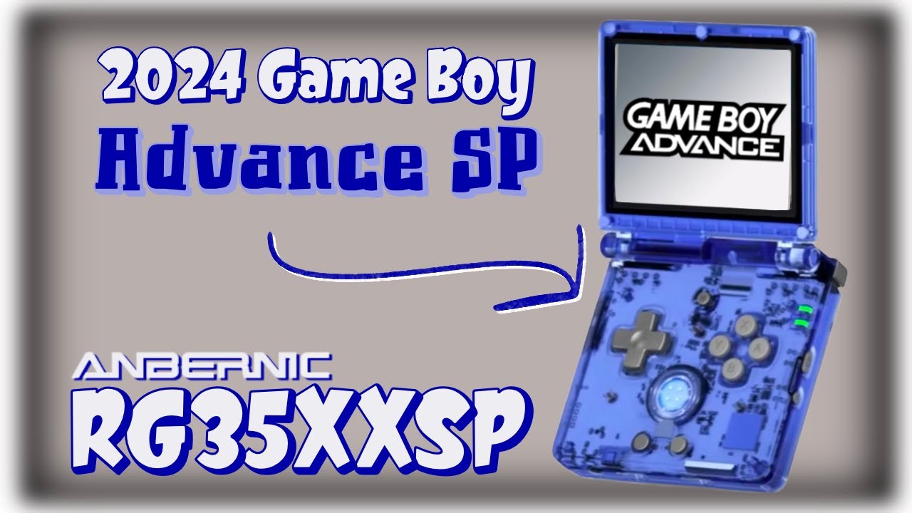 Game Boy SP in 2024? Anbernic RG35xxSP Retro Gaming Handheld! - YouTube