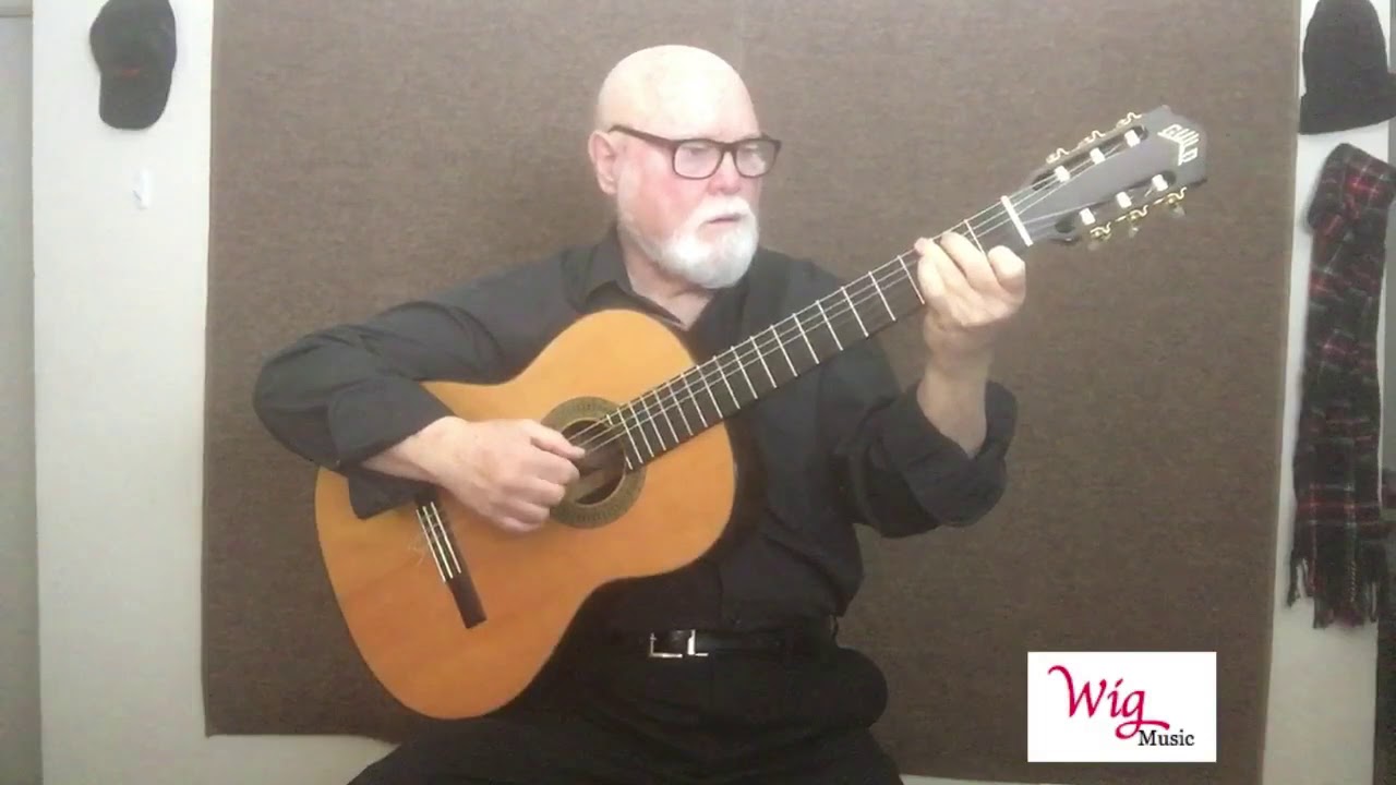 The Lords Prayer - classical guitar- Ron Wiggins- gospel - solo guitar ...