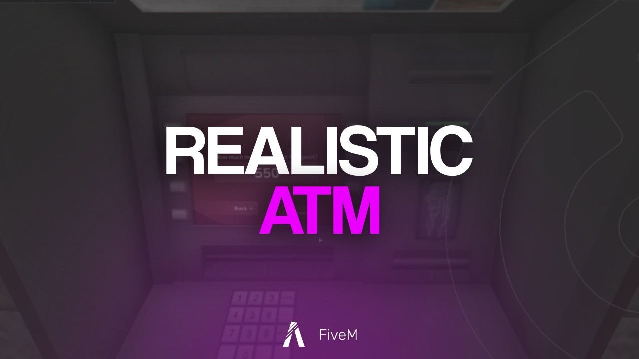 [QB][ESX] FiveM - Realistic ATM - YouTube