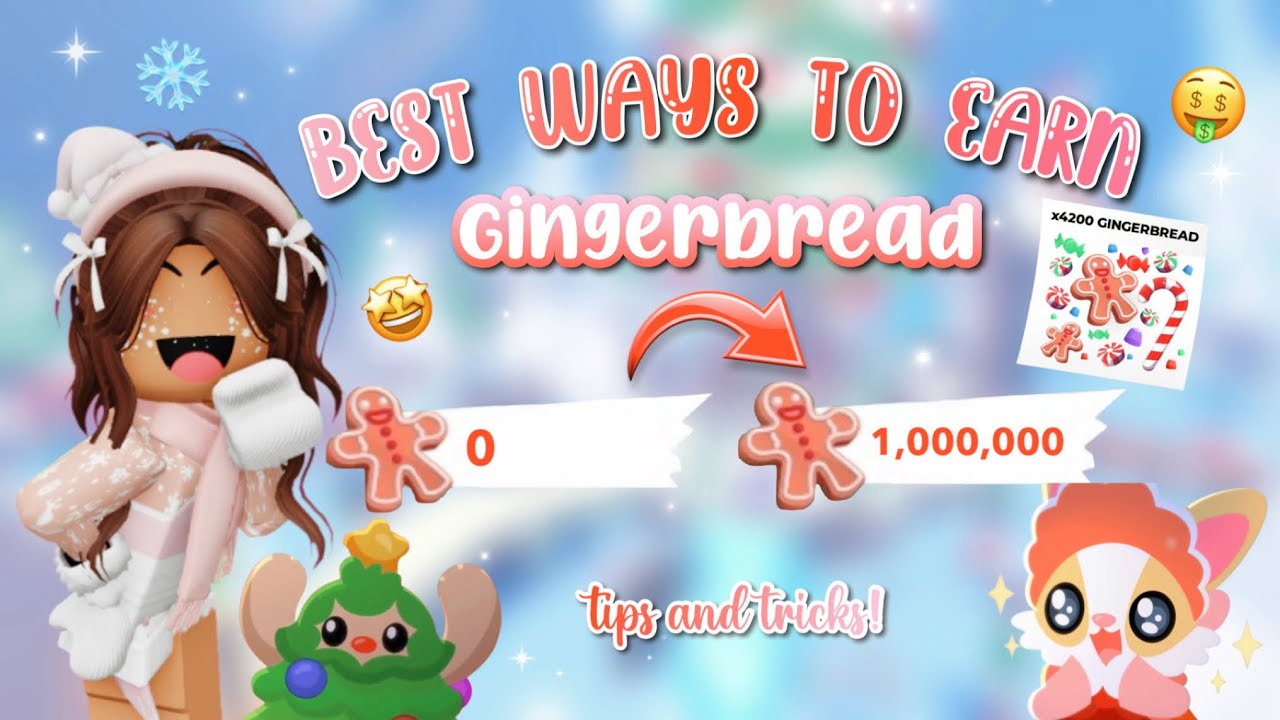 THE BEST WAYS TO EARN GINGERBREAD IN ADOPT ME! ️ - YouTube