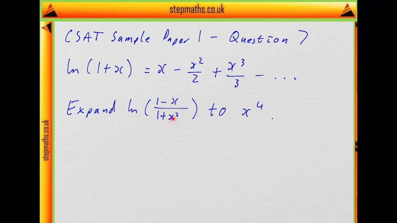 csat-sample-1-q07-taylor-expansion-of-ln-1-x-youtube