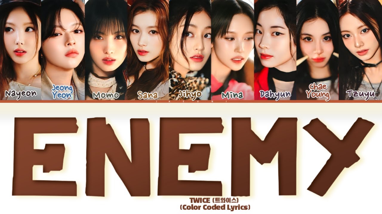 TWICE (트와이스) 'Enemy' Color Coded Lyrics - YouTube