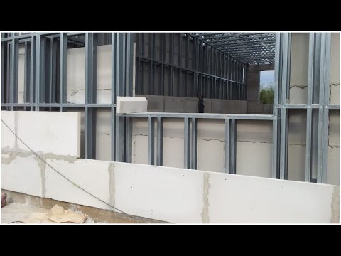 Aerated autoclaved lightweight concrete wall panels - YouTube