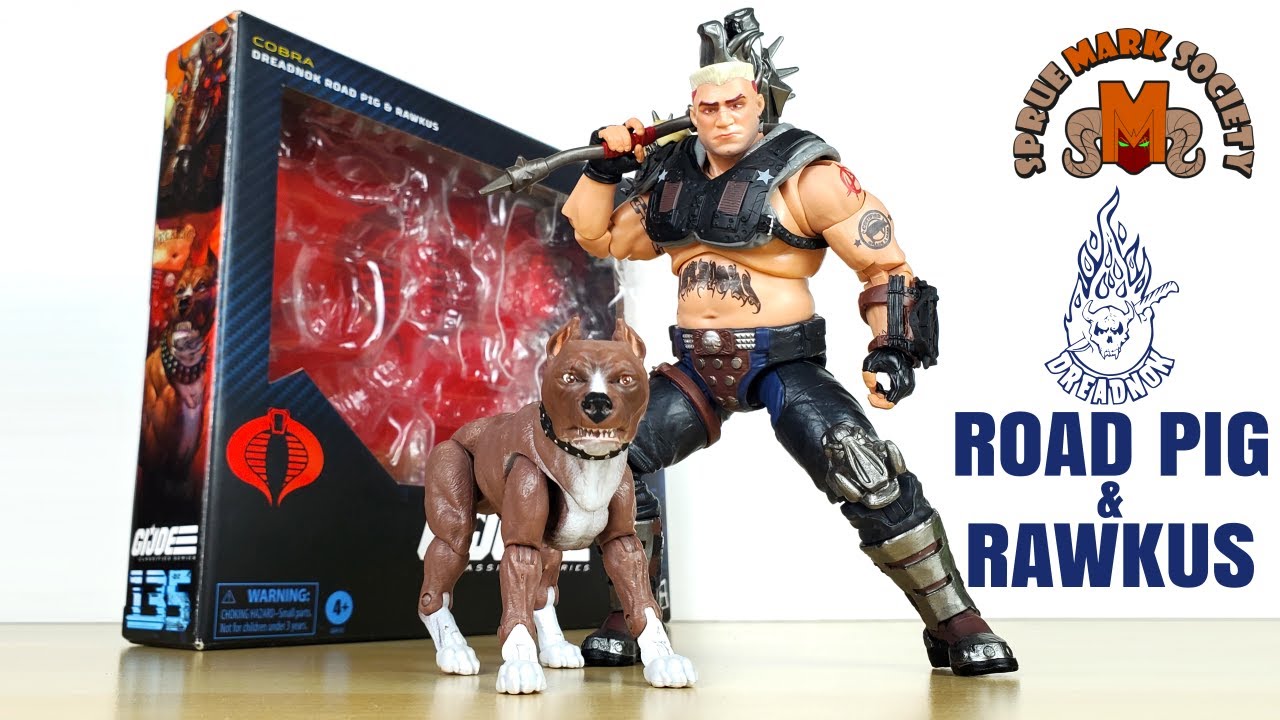 GI Joe Classified Series Road Pig & Rawkus Unboxing - YouTube