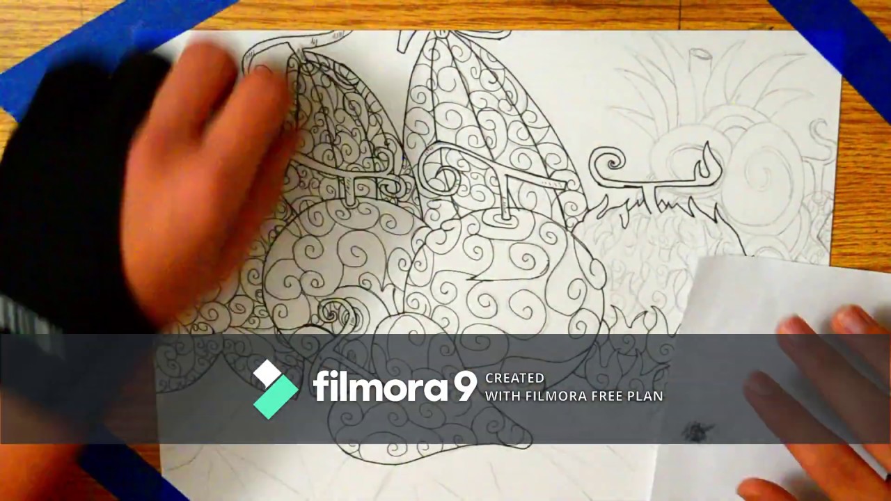 Devil Fruits Drawing-Inking - YouTube