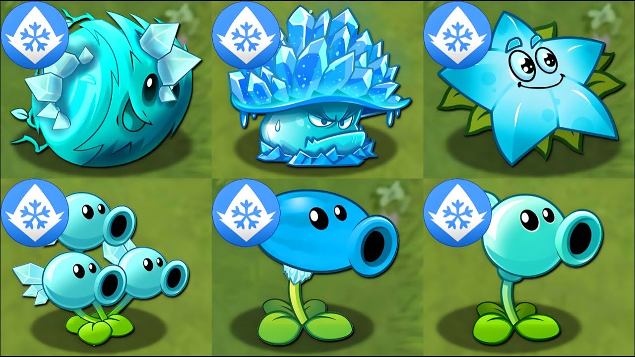 All ICE Plants Power-Up vs All Final Bosses Fight! - PvZ 2 Mod Final ...