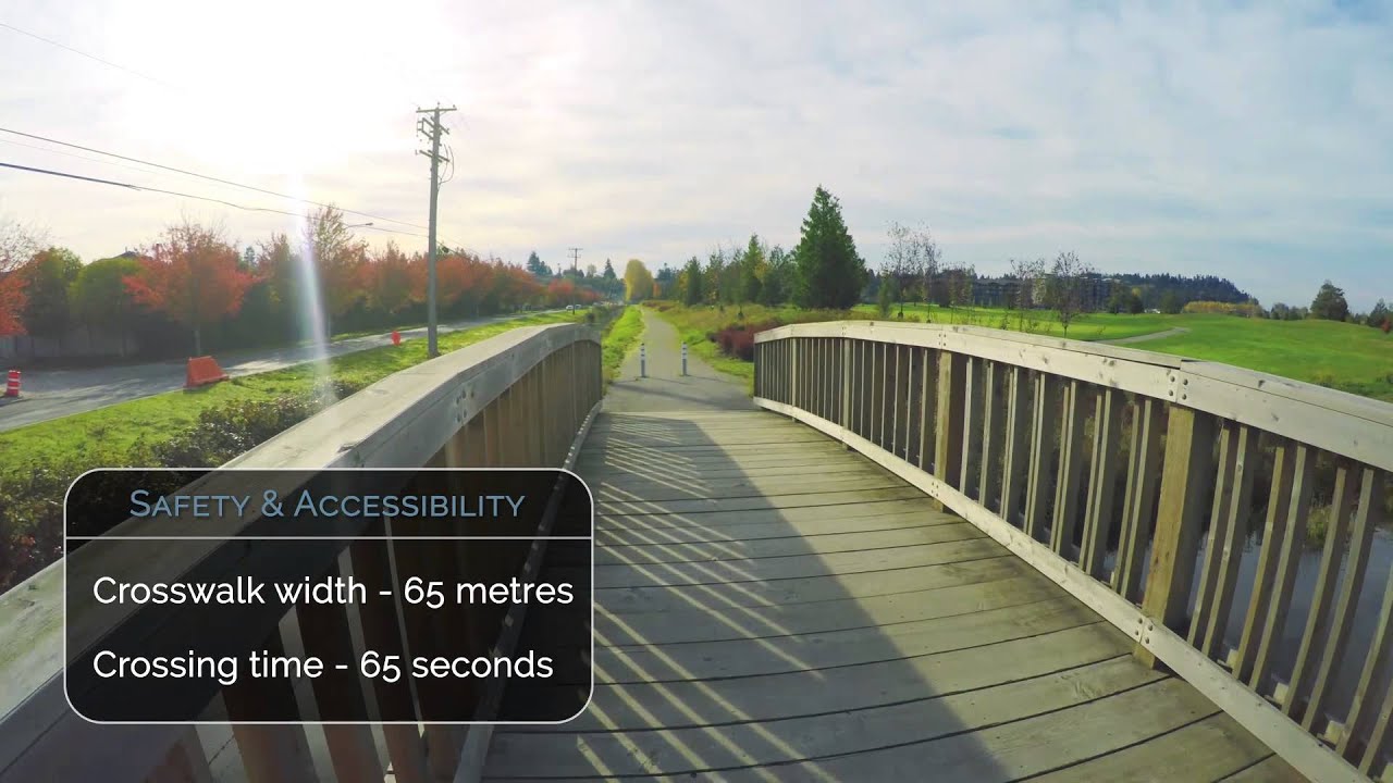Multi-Use Overpass on Highway 17 at 52 St in Delta - YouTube