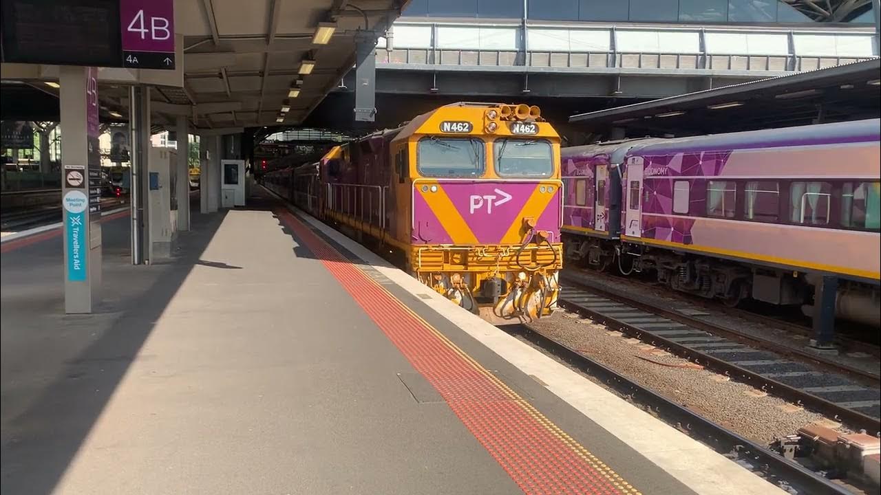 V/Line N462 City of Shepparton Departing Southern Cross Station to Bacchus Marsh - YouTube