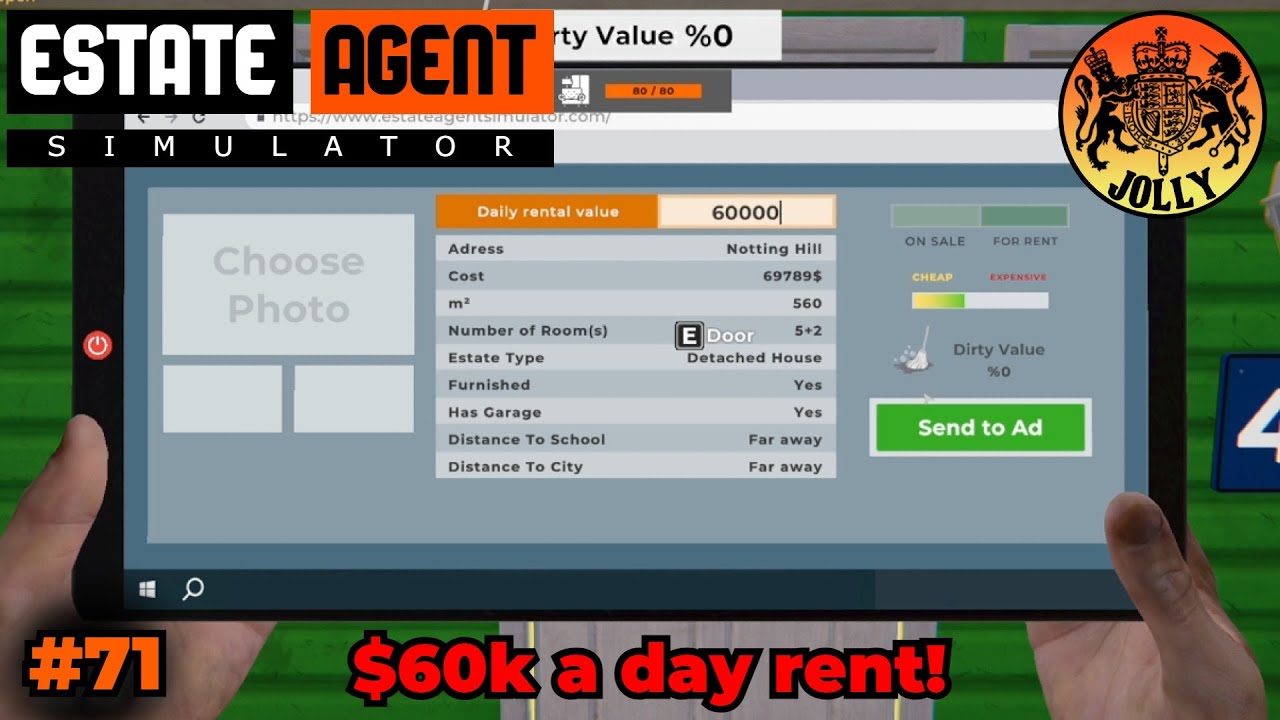Estate Agent Simulator | First Look | Episode 71 - YouTube