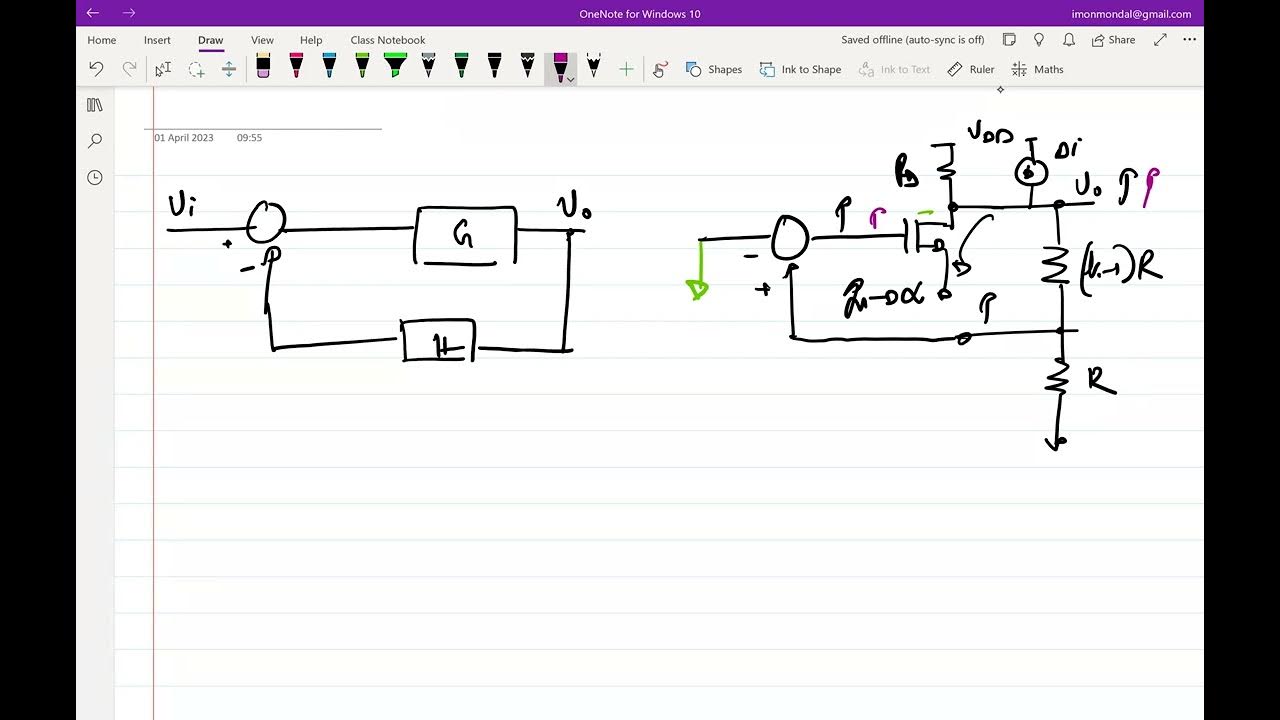 Lecture 33: Synthesis of a differential amplifier to realize an error ...